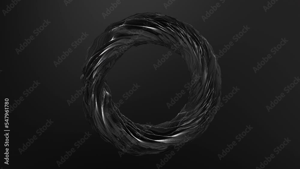 Seamless Loop Abstract Background Line Particles Wave Background 3d