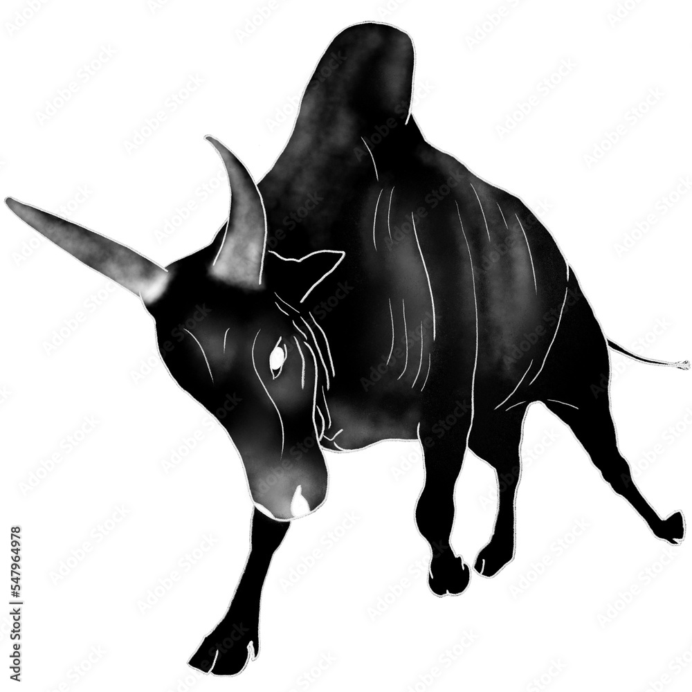 Kangayam Bull – Jallikattu Bull Stock Illustration | Adobe Stock