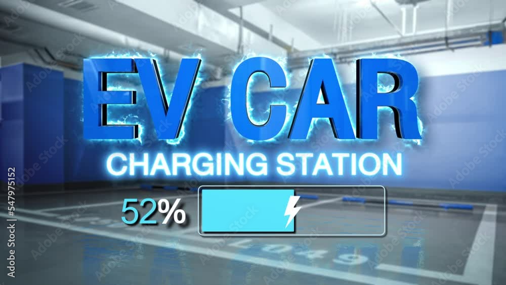 Electric car dashboard display. Electric Car Charging Indicating the ...