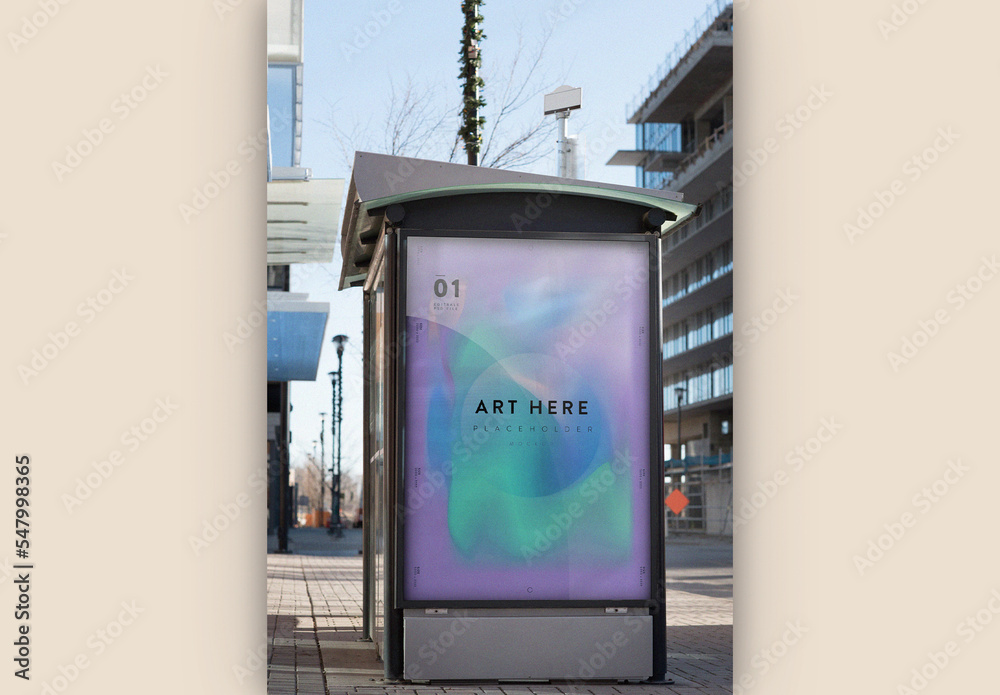 Outdoor Poster Mockup Stock Template | Adobe Stock