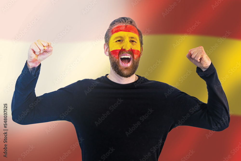 fans of the spain football team celebrate winning a match during the ...