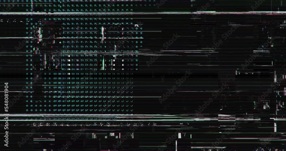 Glitch noise static television VFX pack. Visual video effects stripes ...