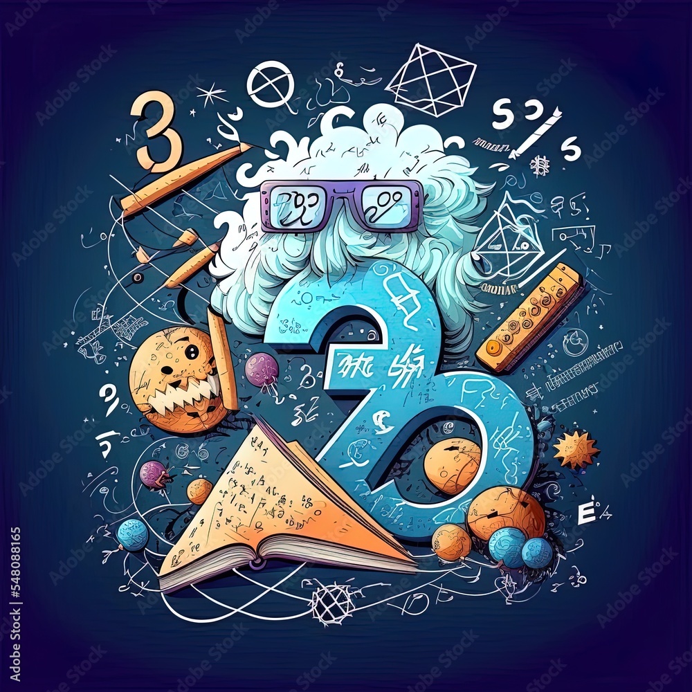 Mathematics concept illustration Stock Illustration | Adobe Stock