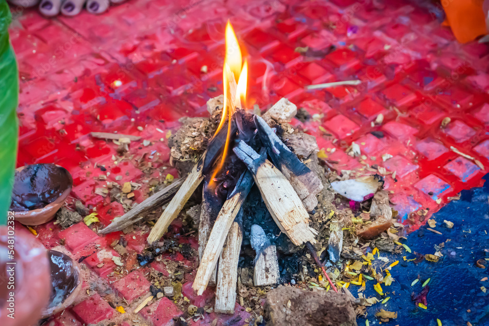 homa or havan in india for Hindu religious rituals for god during ...