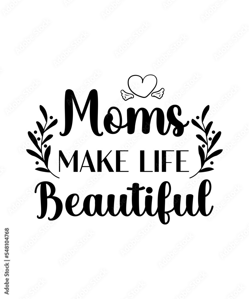 Mom Svg Mothers Day Svg Mom Life Svg Mama Svg Blessed Mama Svg Mom
