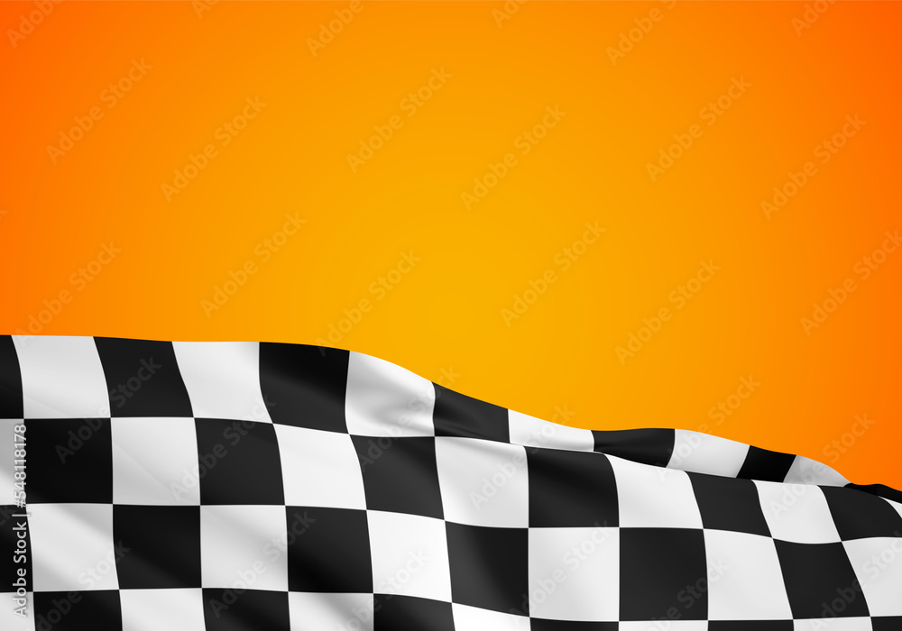 Checkered flag background. Race flag design Stock Illustration | Adobe ...