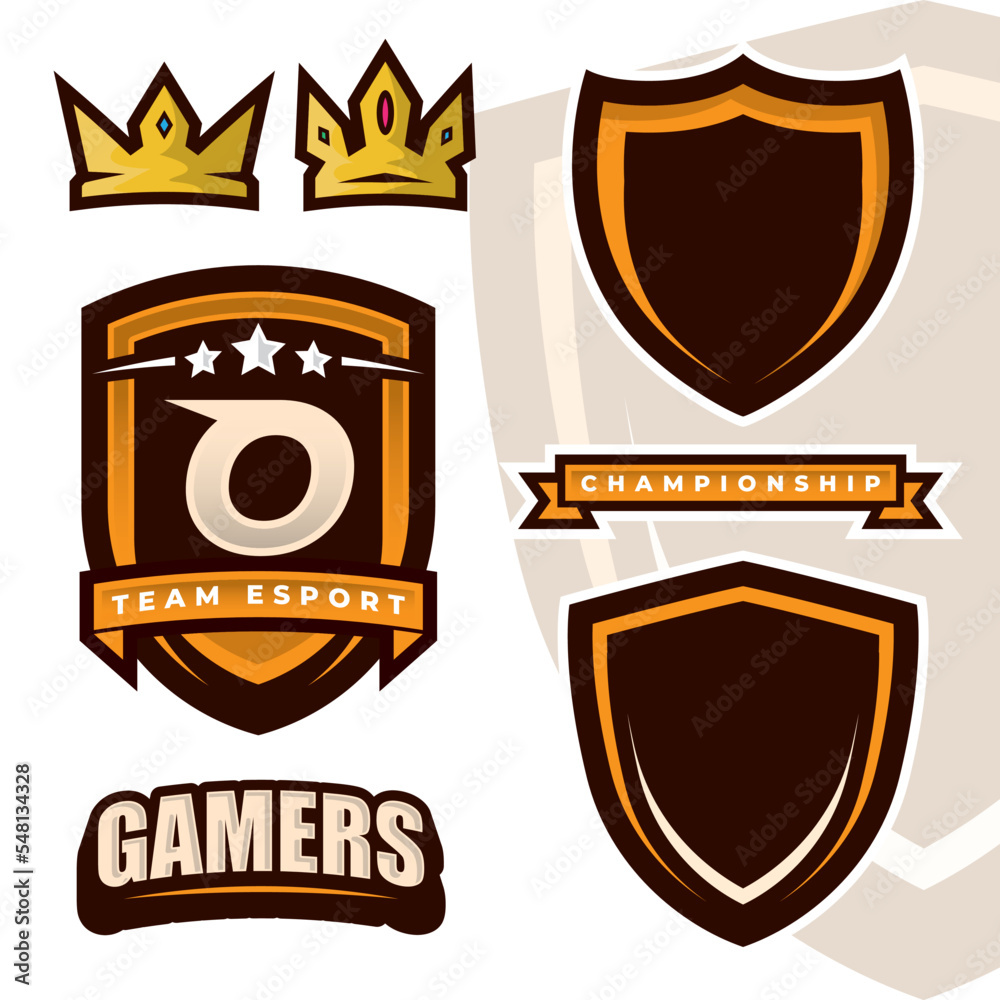 Letter O Esports Gamers Logo Template Creator for Gaming, Esport logo ...