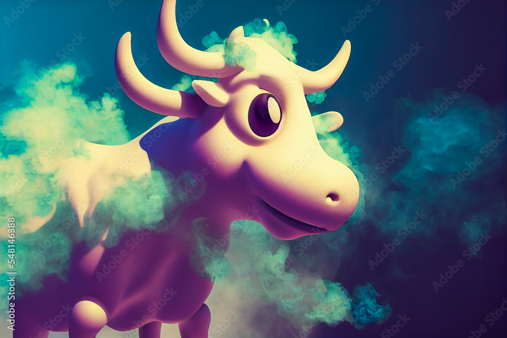 With intensive animal breeding, cows contribute to atmospheric ...