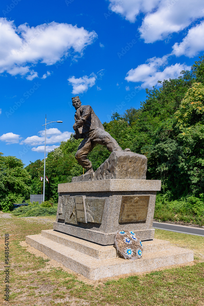 Ljig, Serbia - July 13, 2022: The monument to the Battle of Ljig in ...