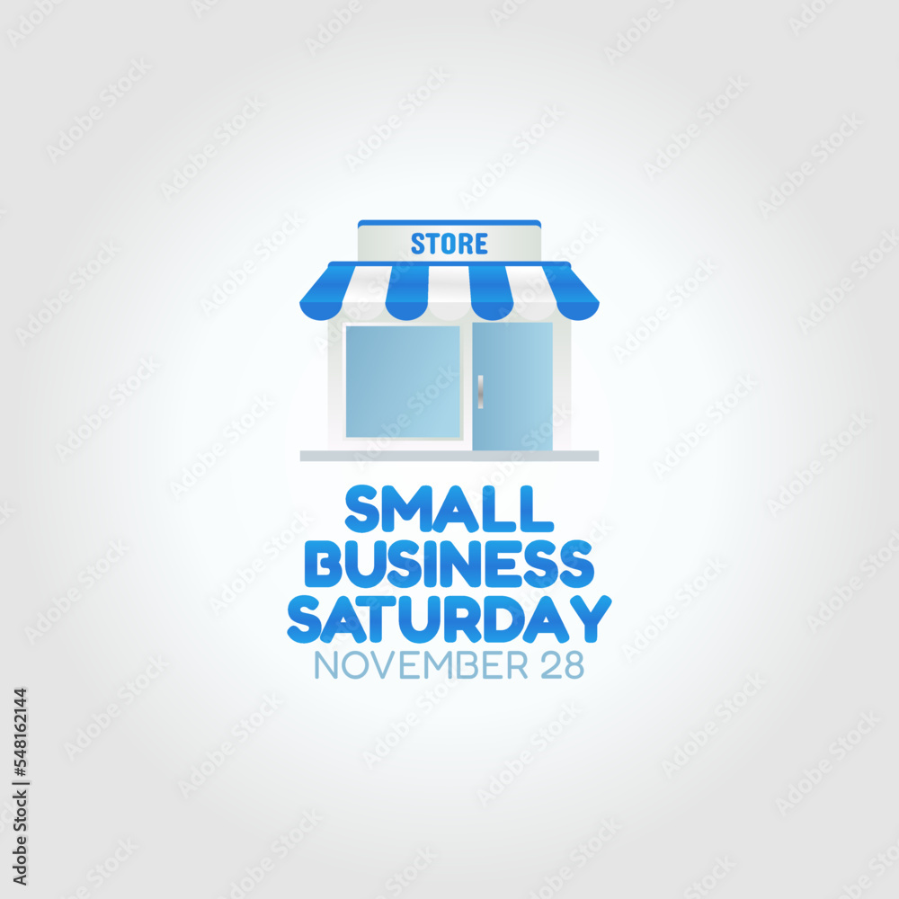 Small Business Saturday Logo Vector