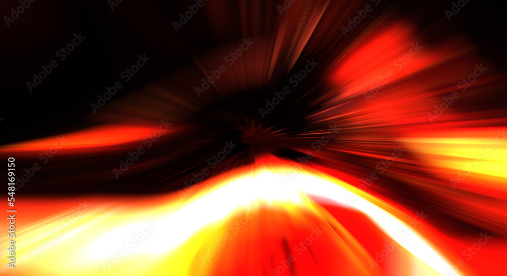 Fast high speed blur zoom background. Light technology abstract ...