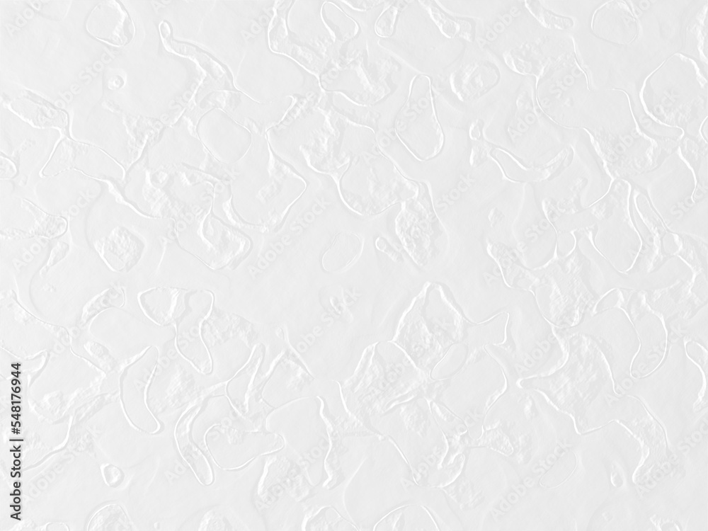 Abstract clean white texture wall 3d rendering illustration. Rough ...