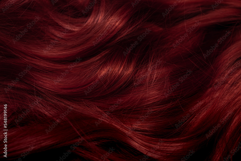 Black Red Hair Texture