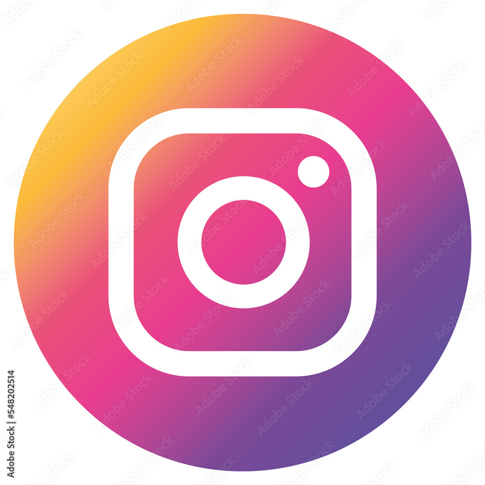 Instagram camera logo icon. Social media logo. Stock Illustration ...