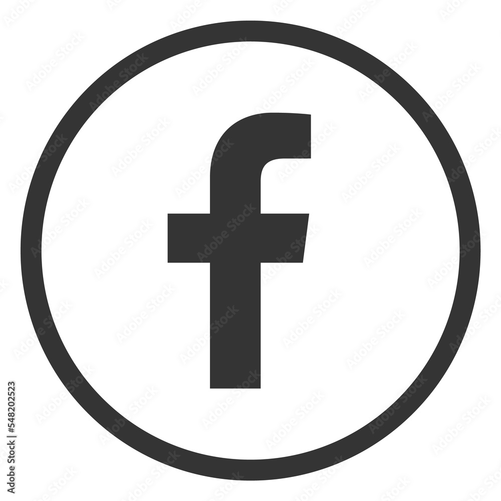 Facebook logo. Facebook sign. Stock Illustration | Adobe Stock
