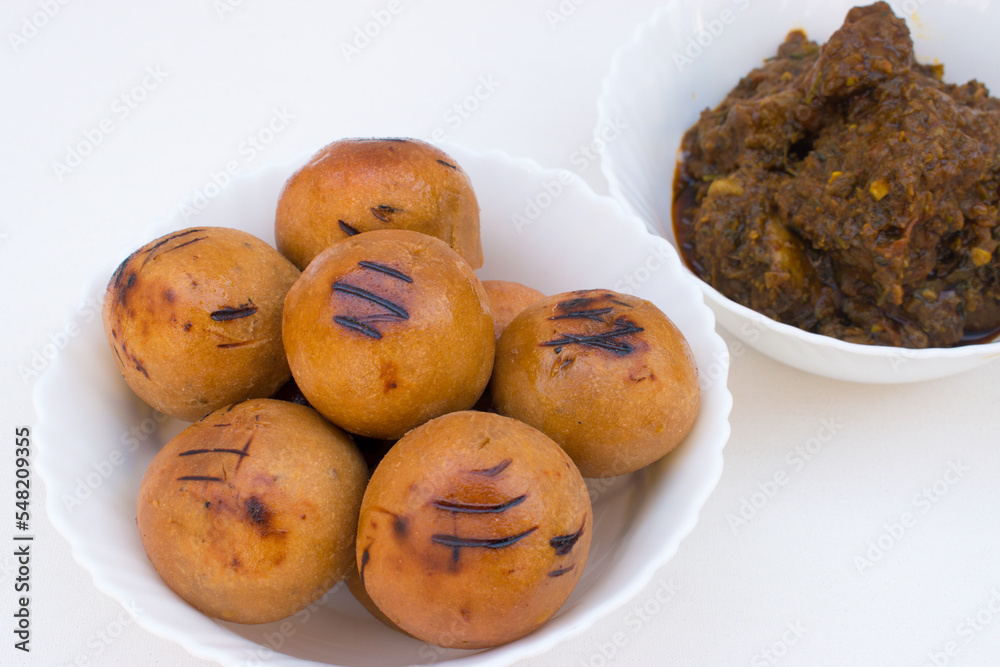 Litti with chicken. It is popular in Bihar, Uttar Pradesh and Jharkhand ...
