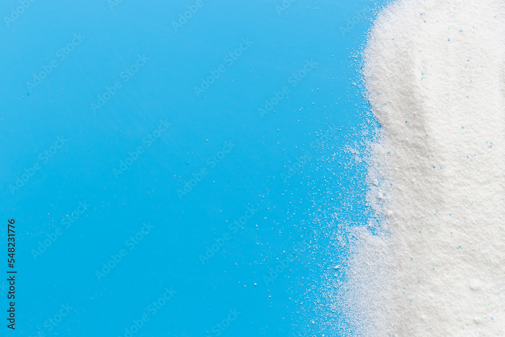 Laundry detergents powder background. Laundry day mockup Stock Photo ...