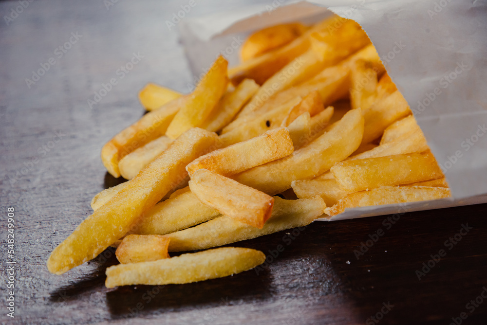 Papas fritas Stock Photo | Adobe Stock