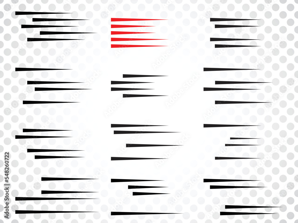 Speed Lines in arrow Form . Vector Illustration .Technology Logo ...