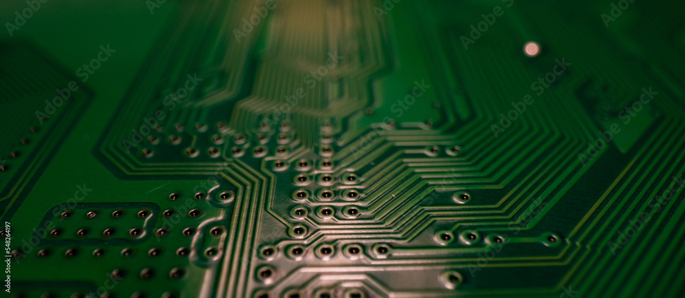 Technology background. High tech electronic circuit board background ...