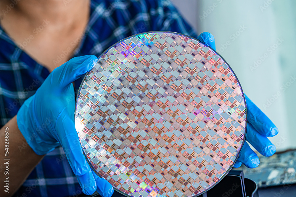 Silicon wafer for manufacturing semiconductor of integrated circuit ...