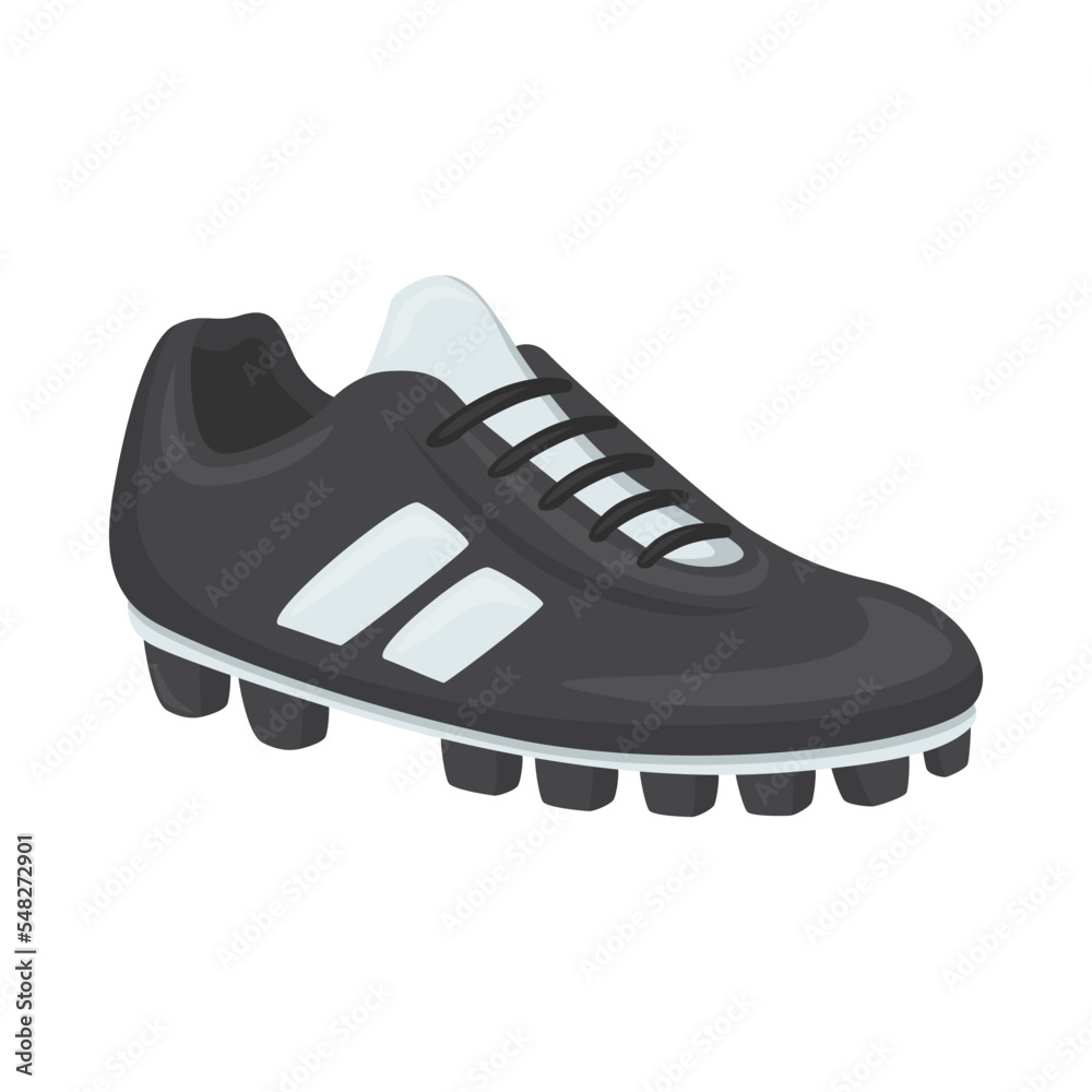 Soccer Boot Sign Emoji Icon Illustration. Football Shoe Vector Symbol ...