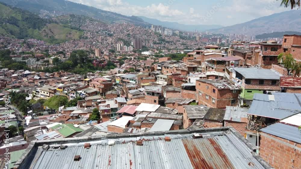 Medellin, Colombia 2022 Comuna 13 slums , once one of the most ...