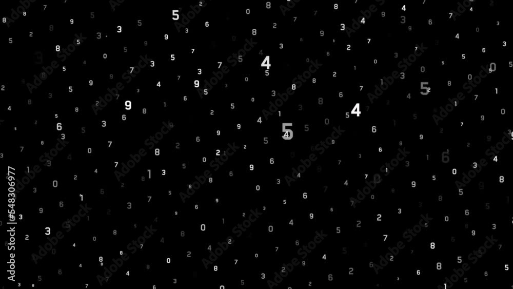 Technology background with abstract digital code motion. Software development process concept in ...