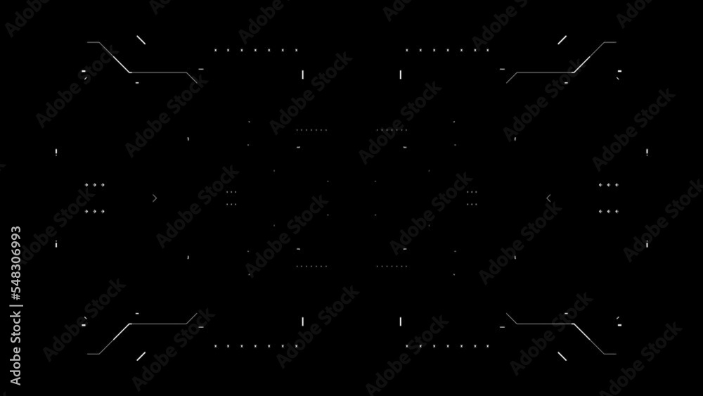 HUD Frame.Camera vewfinder HUD.Technology HUD data display.Control ...