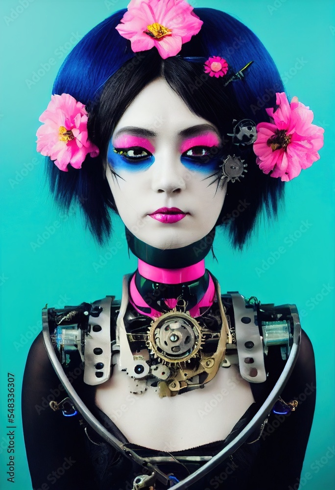 A fictional person, not based on a real person. Portrait of a ...