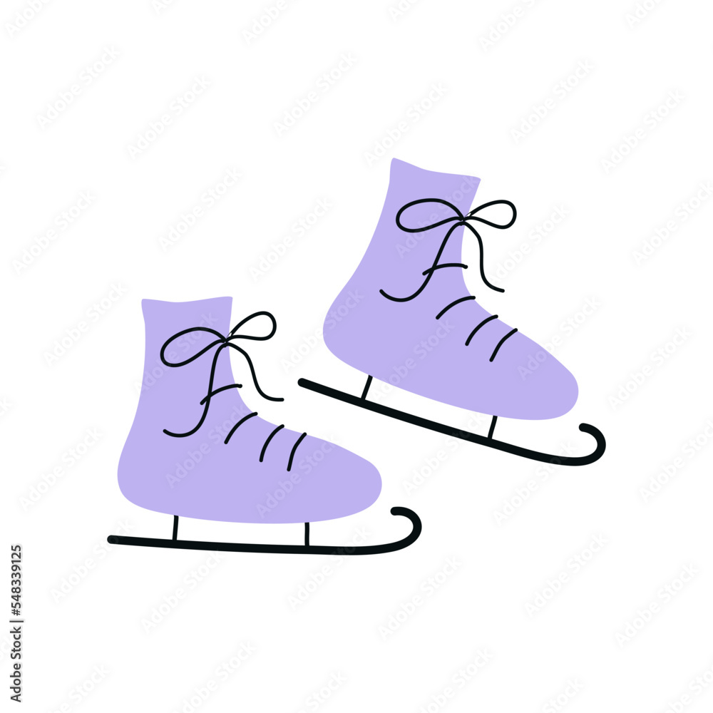 Winter Ice Skating Clip Art