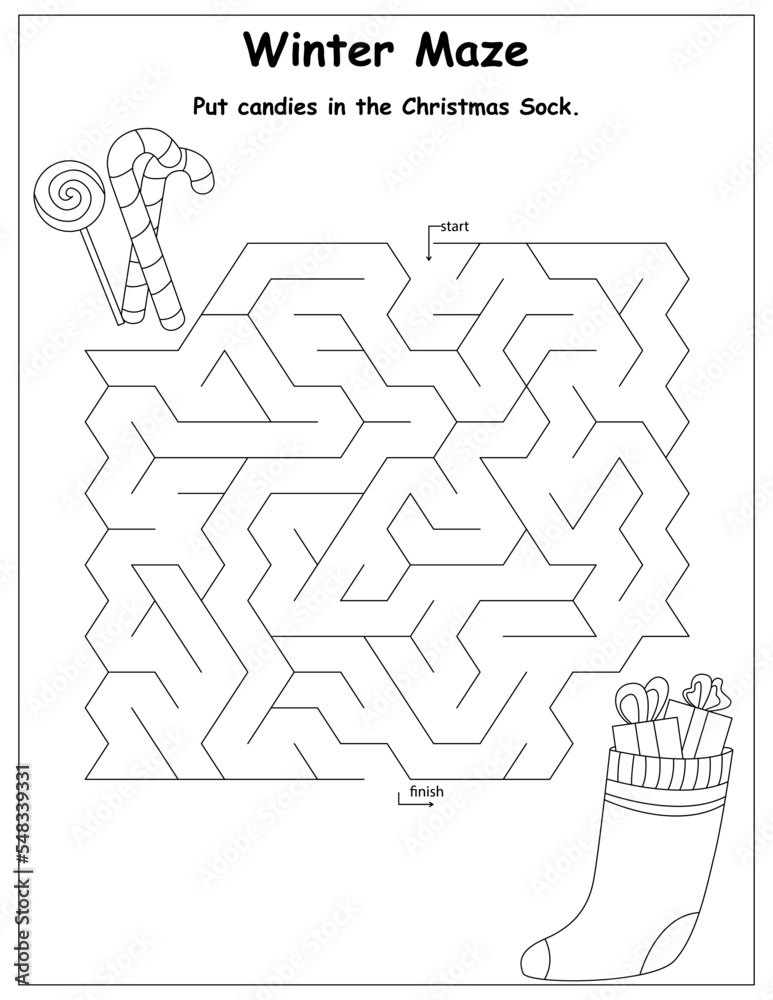 Winter activities for children, Christmas worksheet for kids, I spy ...