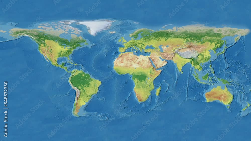 Russia 3d World Map Stock Video | Adobe Stock