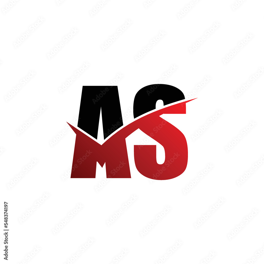 Letter AS simple logo design vector Stock Vector | Adobe Stock