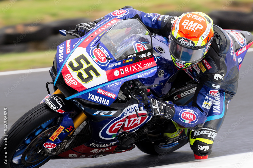 Andrea Locatelli of Italy on the PATA Yamaha WorldSBK Team Yamaha ...