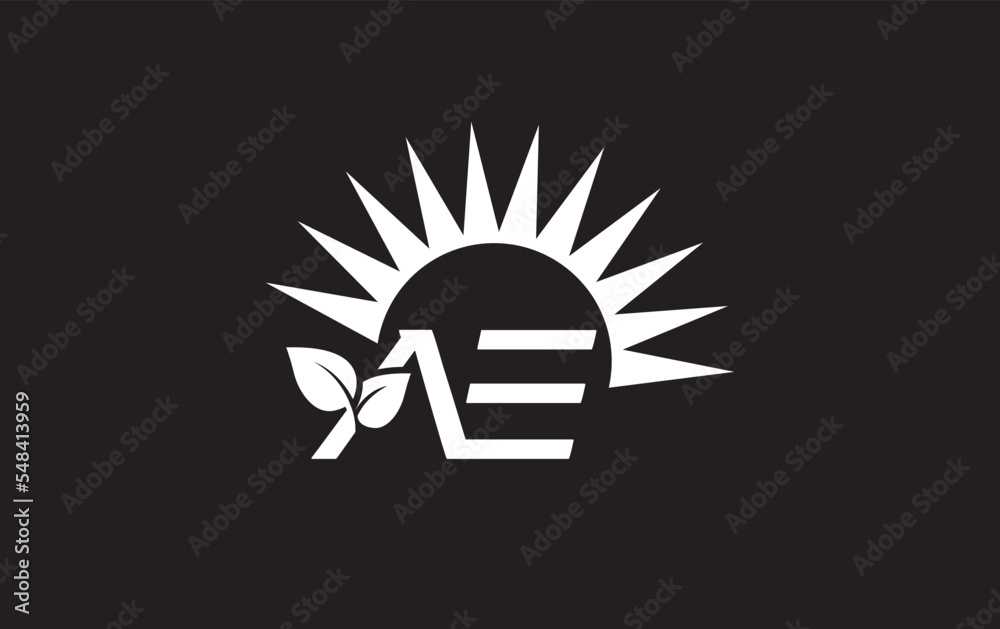 Green healthy leaf logo and Solar panel icon and Solar Energy symbol ...