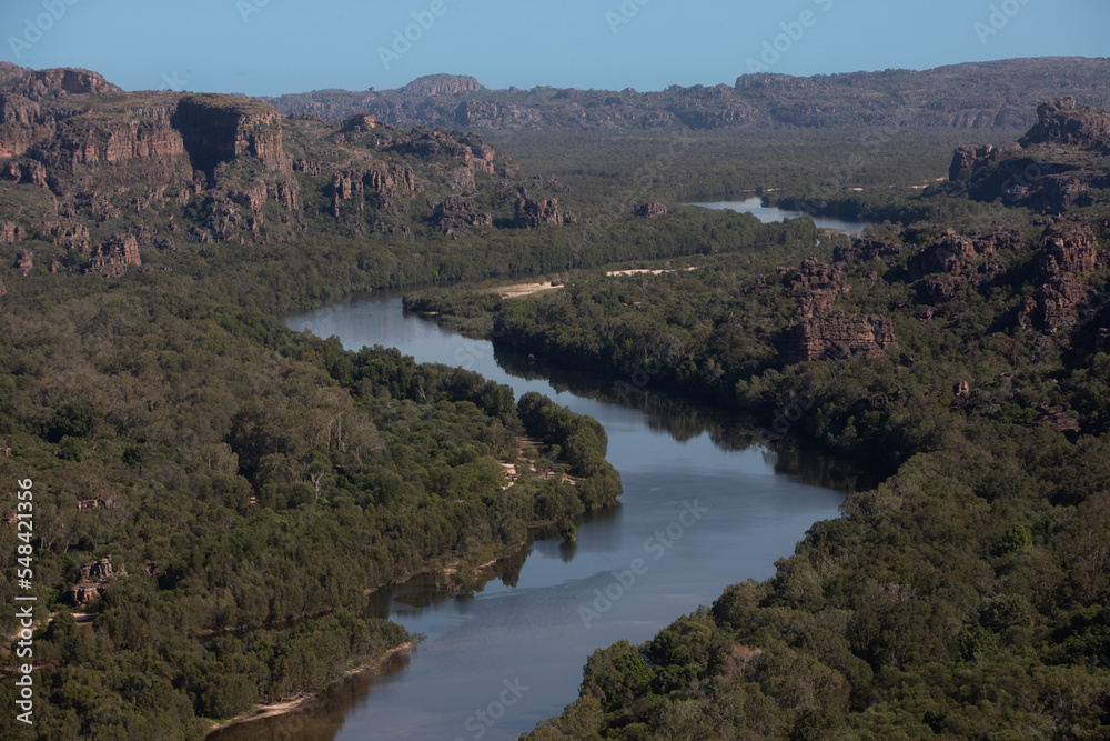 Kakadu National Park, Northern Territory, Australia. Aerial view of ...