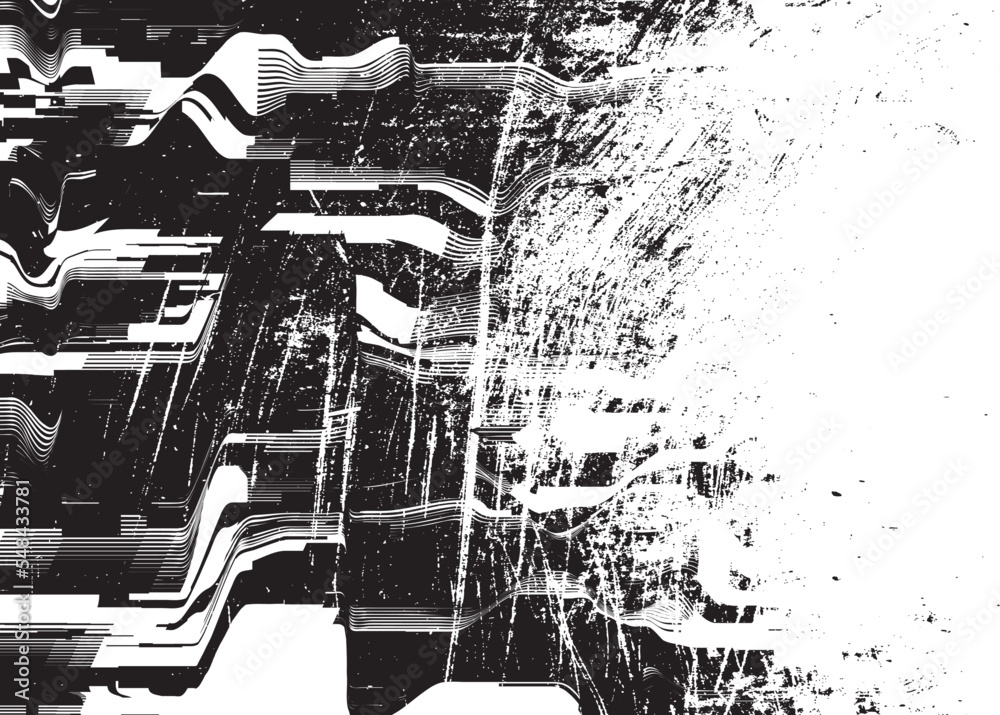 Glitch distorted grungy overlay grange texture. Textured and glitched ...