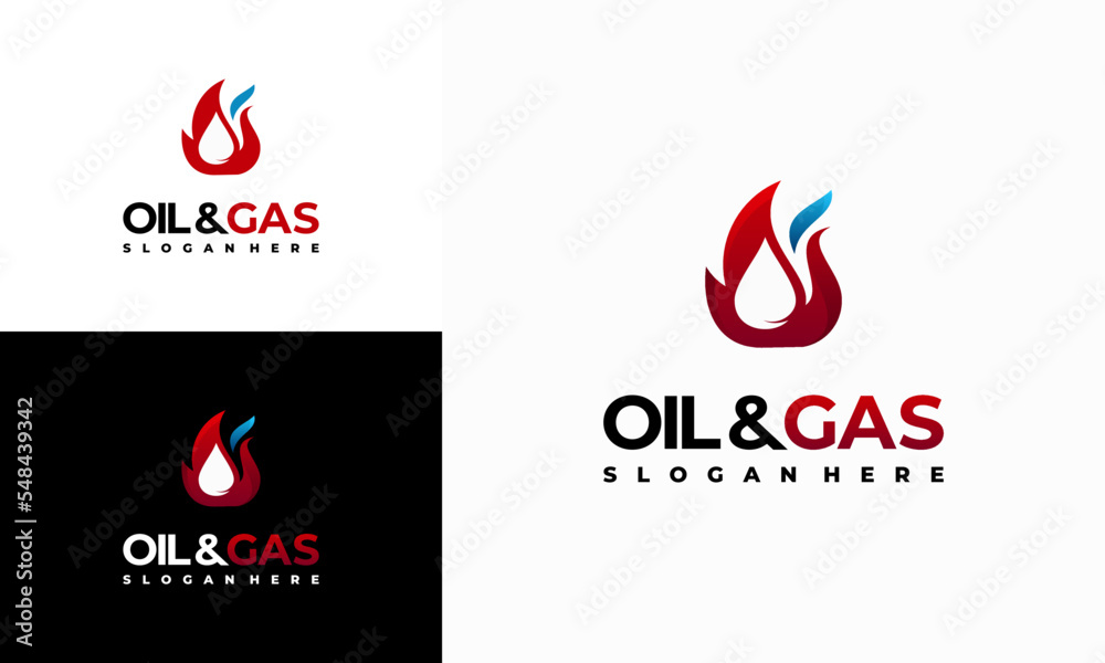 Oil and Gas logo designs concept vector,Mining Industry logo designs ...