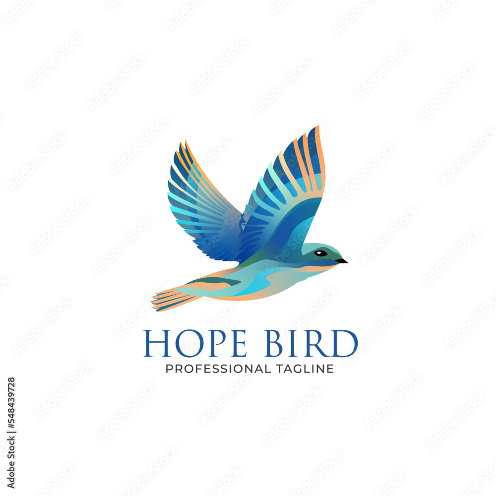 Hope Bird Illustration. Logos for various corporate purposes. Color ...