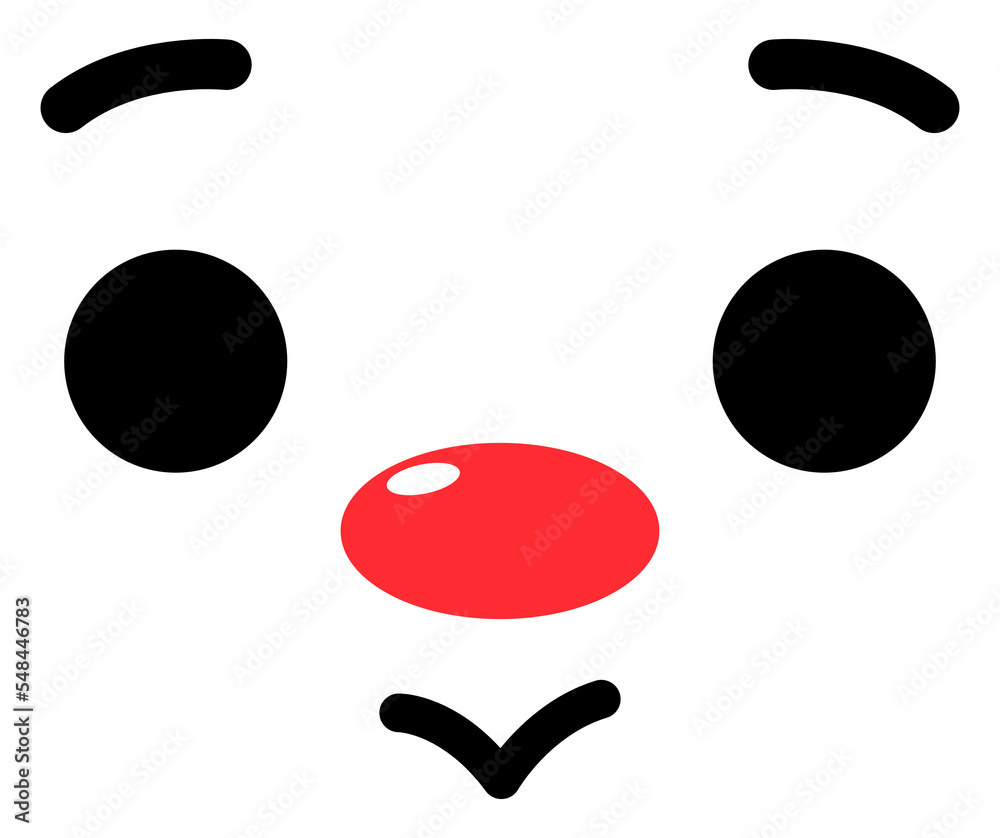 Cartoon face illustration Stock Illustration | Adobe Stock