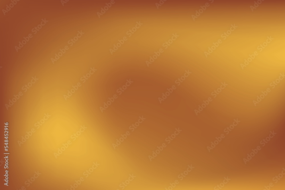 Gold abstract blurred gradient background. Vector illustration. Stock ...