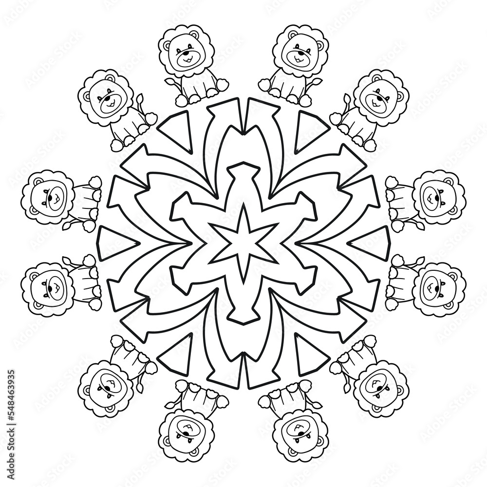 Easy mandala, basic and simple mandalas coloring book for adults ...