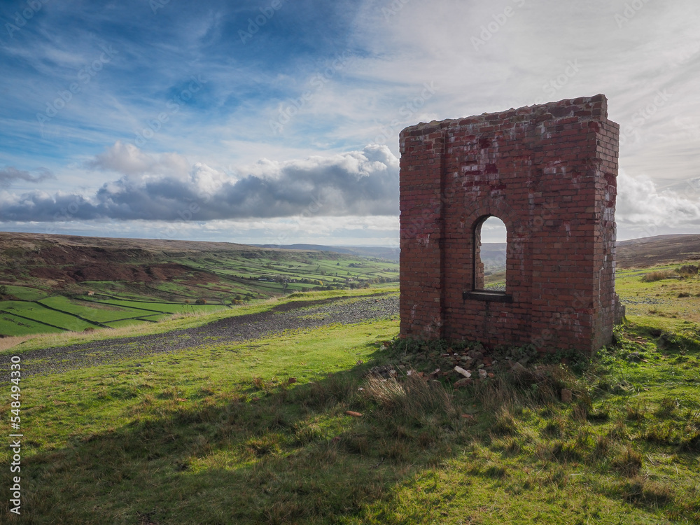 The remains of Blakey Swang which supported a water tank for the steam ...