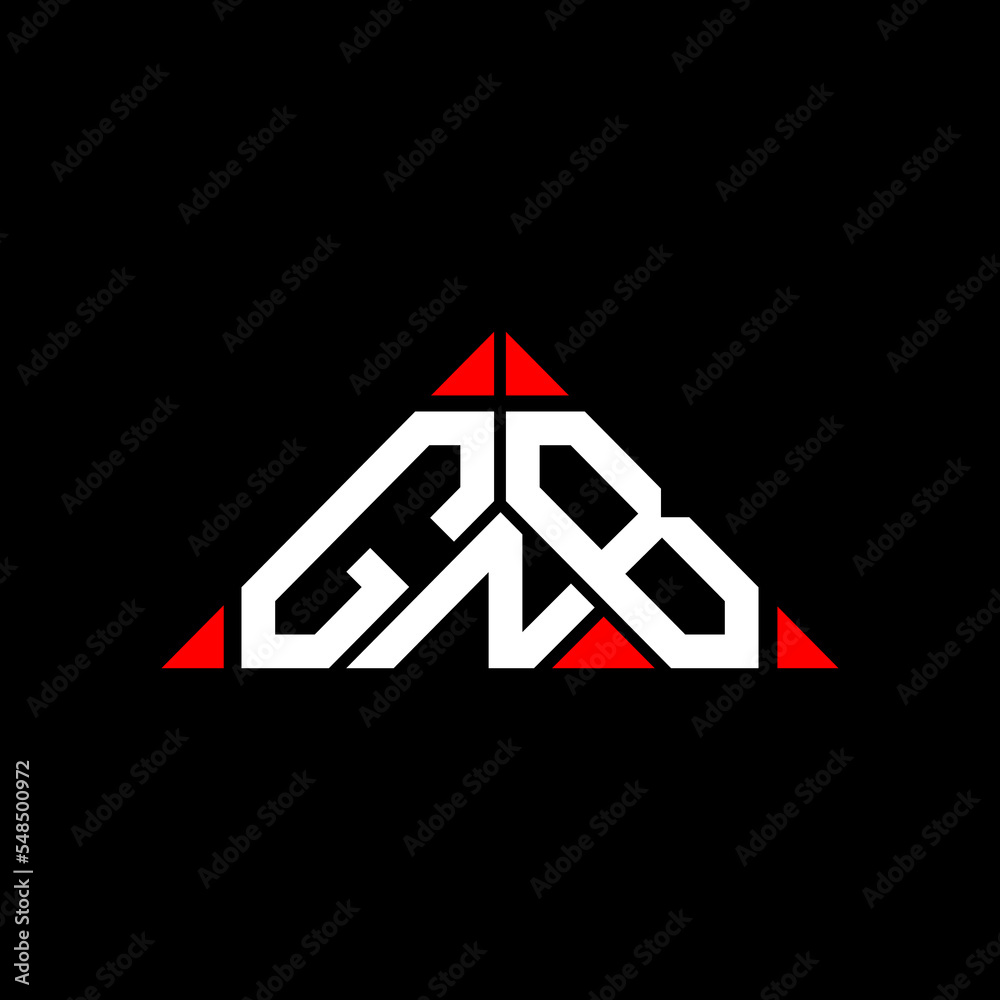 GNB letter logo creative design with vector graphic, GNB simple and ...