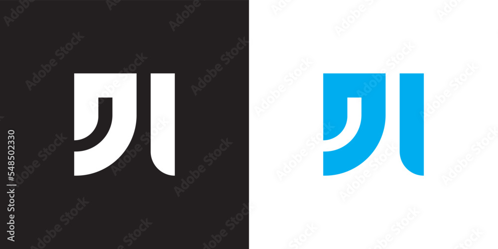 Minimal MJ logo. Icon of a JM letter on a luxury background. Logo idea ...