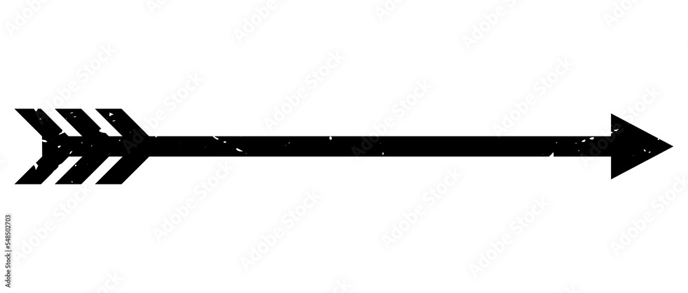 Arrow icon. Arrow symbol. Vector illustration with floating point ...