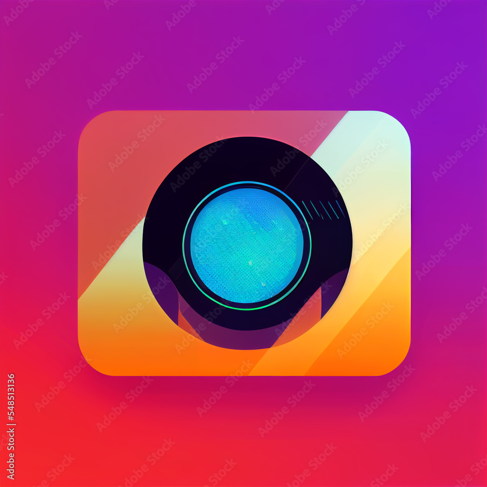 Robot sign Cyberpunk 3D-Illustration Neon Futuristic military weapon ...