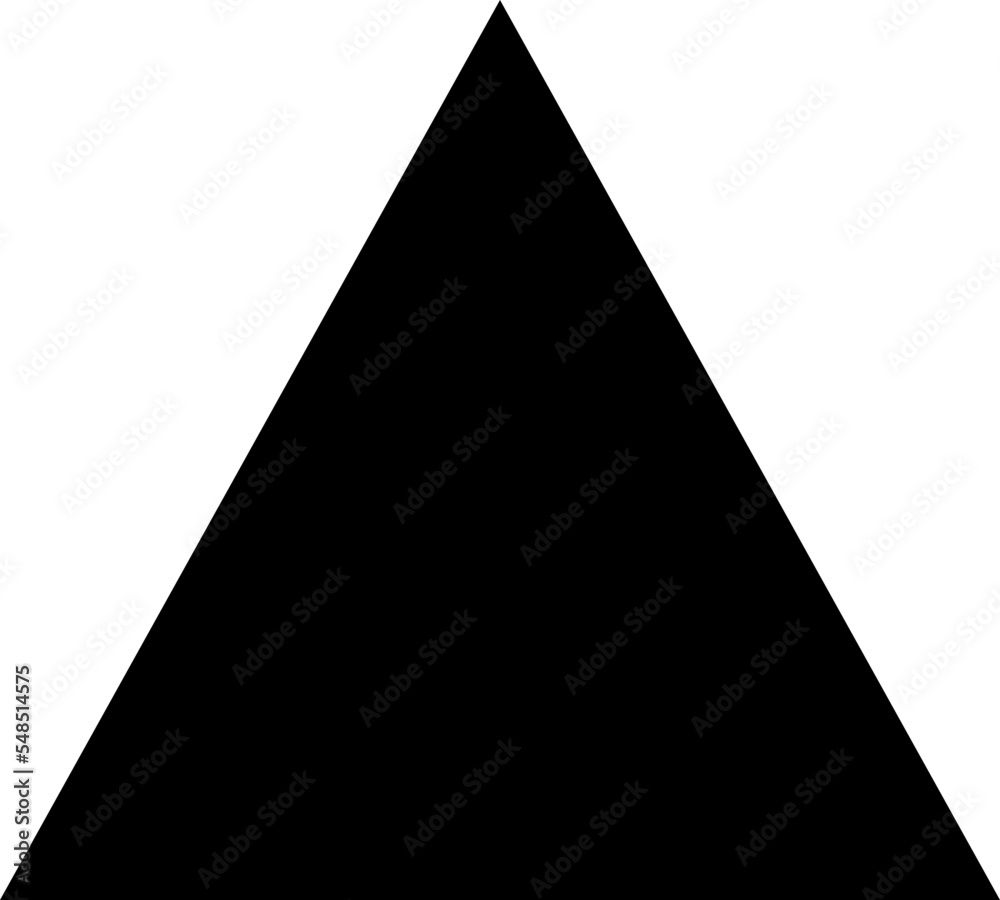 Banner Shape Triangle silhouette Stock Vector | Adobe Stock