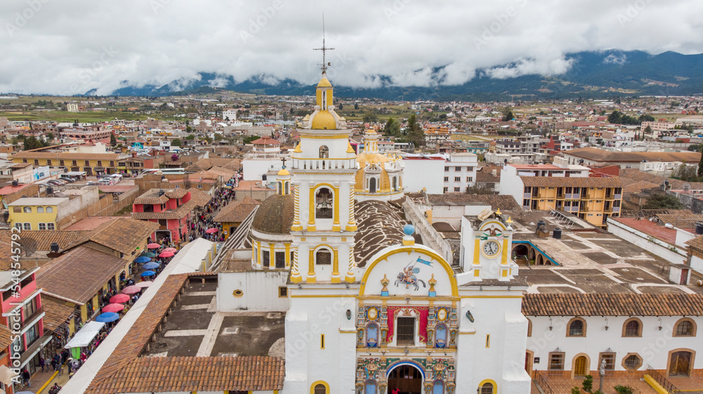 Chignahuapan, Puebla Mexico. Nov 23 2022. Panoramic view of the ...